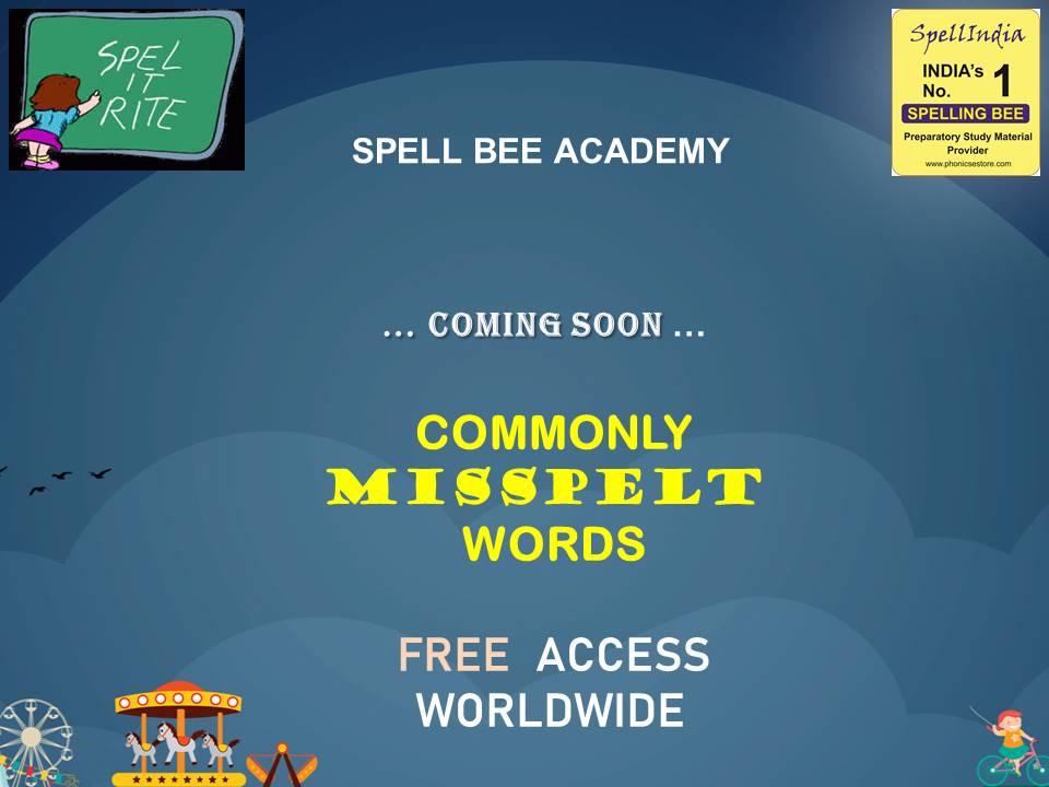 Spell Bee | Class 3 | Spelling Test Words