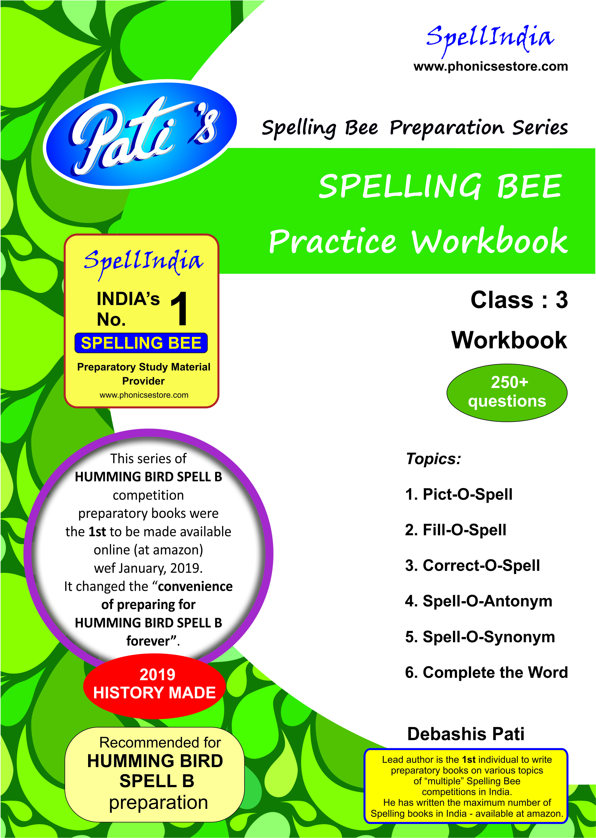 Buy HummingBird Spell Bee Olympiad Exam Books for Classes 1-3 | 2025-26 ...