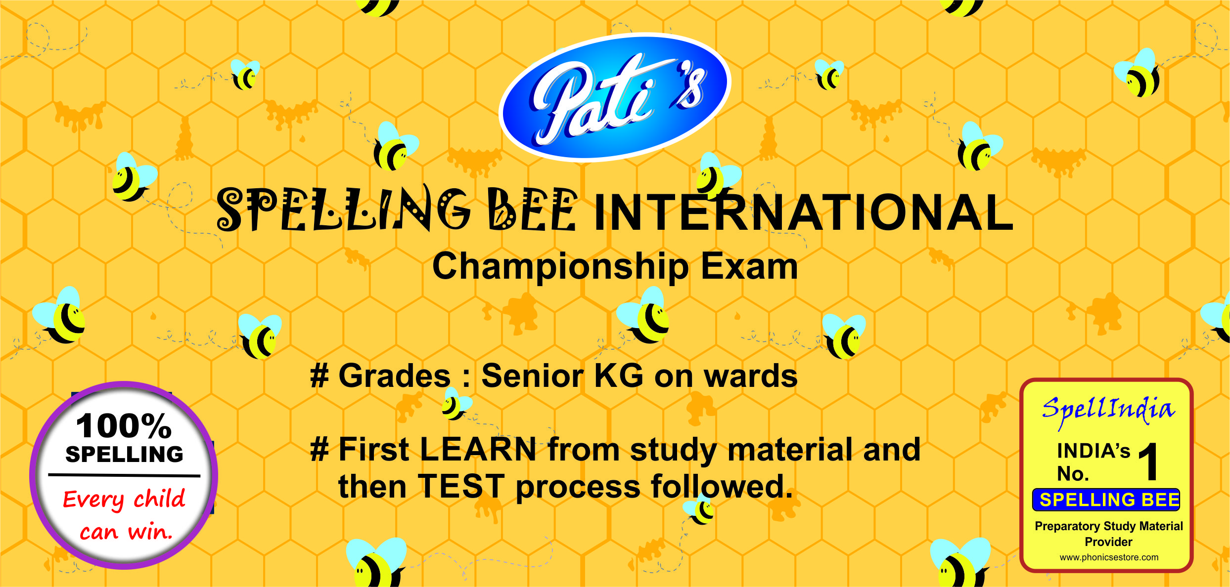 SPELL BEE | Pati's Spelling Bee International Championship