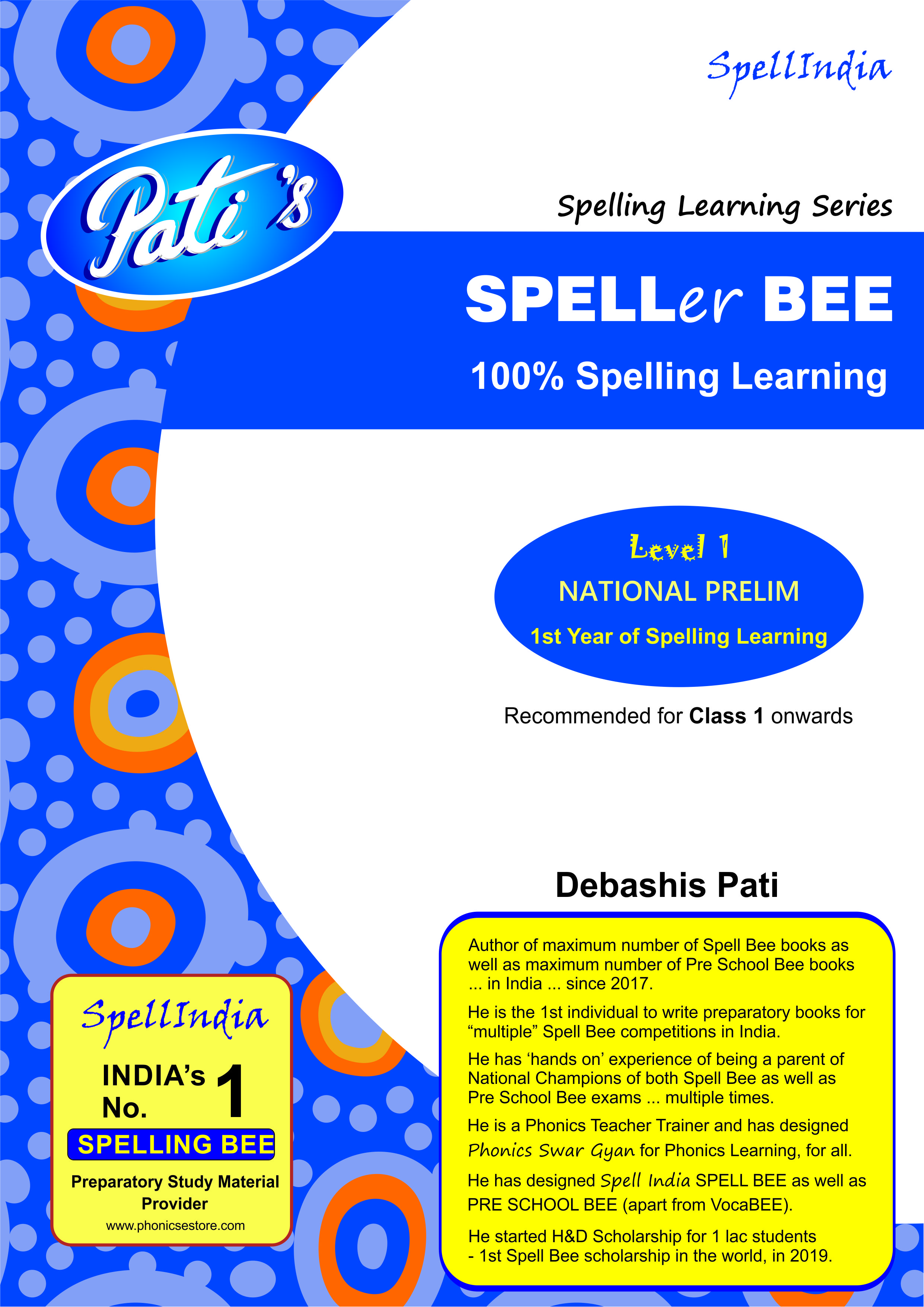 Spelling Bee Books for Class 1