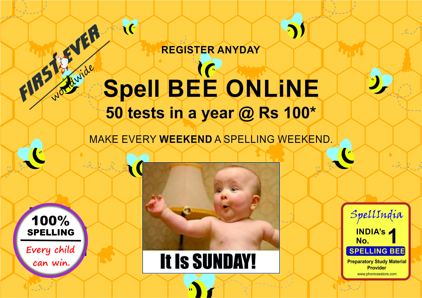 SPELL BEE ONLINE TESTS