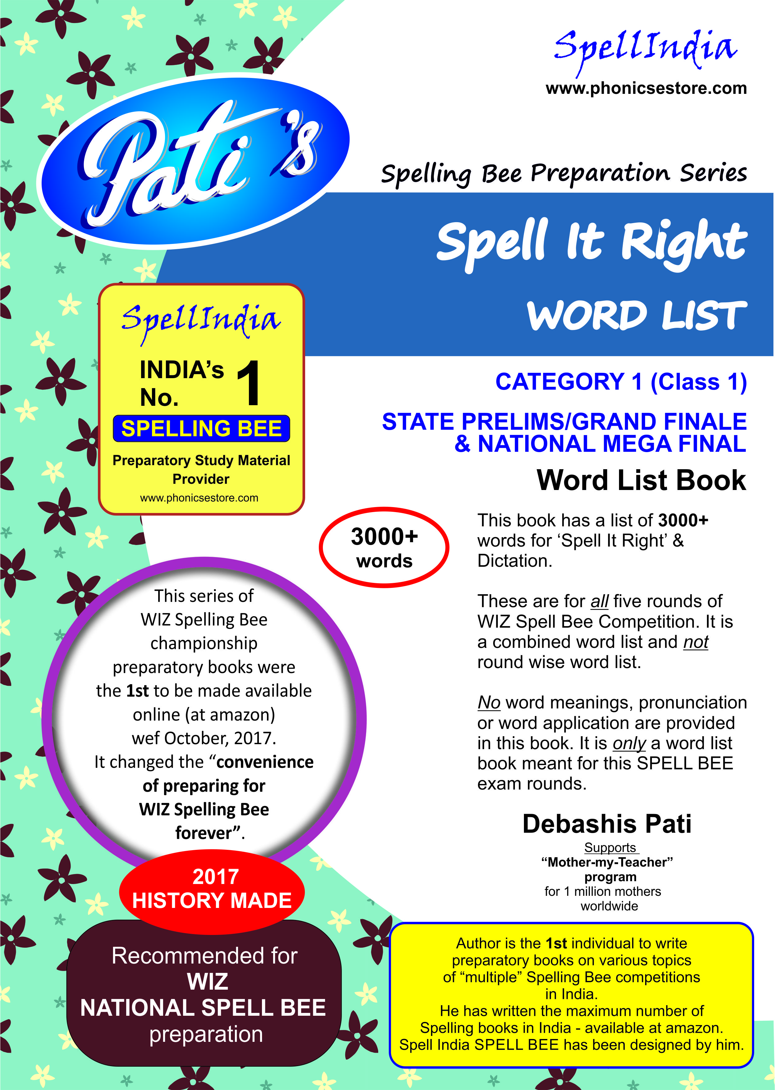 WIZ National Spell Bee | WIZARD Spelling Bee Competition Exam Books