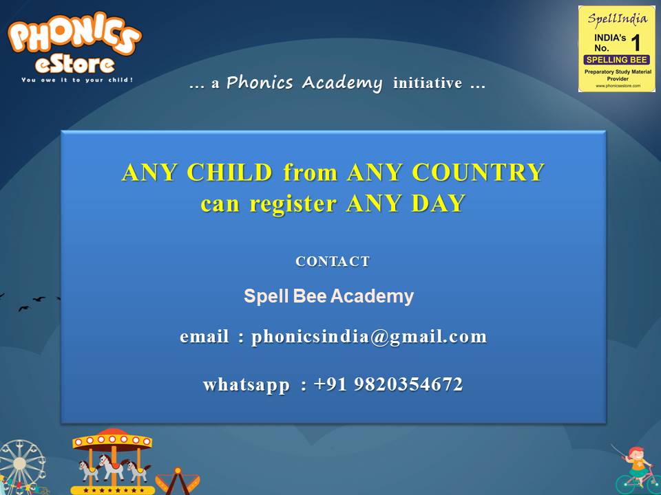 PHONICS BEE | Registration | Books