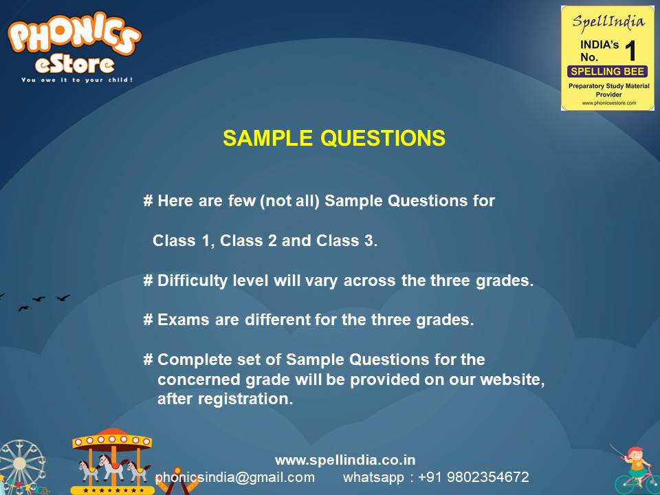 Class 2 How To Directly Register For Spell Bee Competition Exam